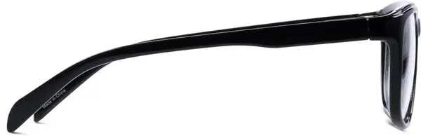 Zenni Classic Square Plastic Full Rim Eyeglasses - Black