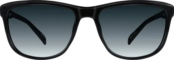 Zenni Classic Square Plastic Full Rim Eyeglasses - Black