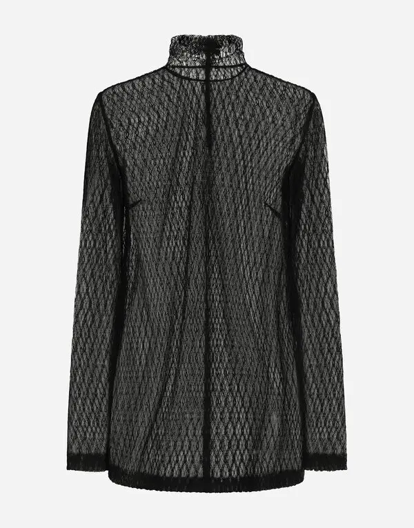 Dolce & Gabbana Mesh Blouse - Black