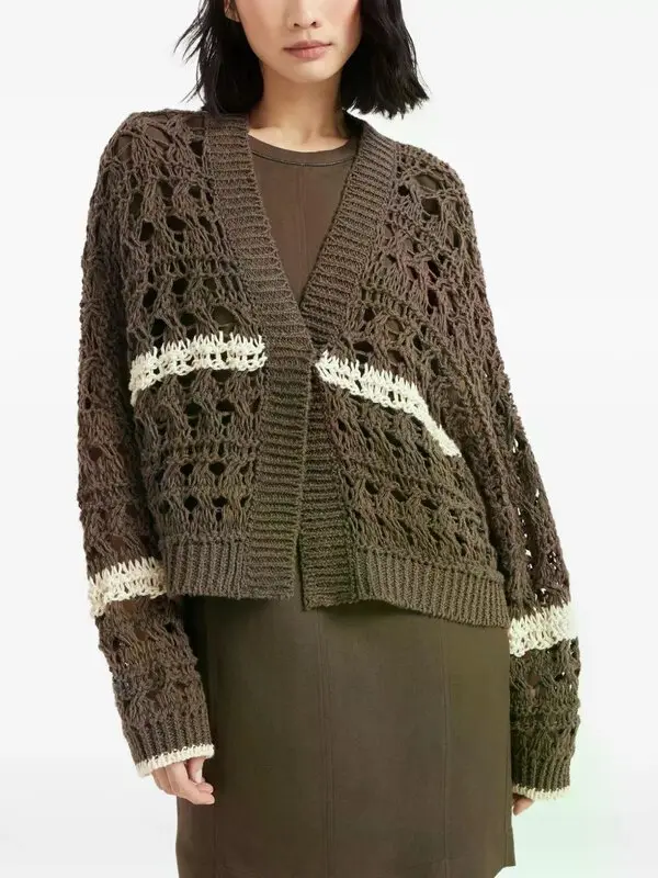 Brunello Cucinelli Open-knit Cardigan
