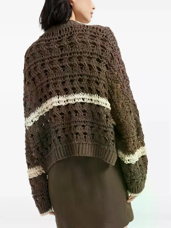 Brunello Cucinelli Open-knit Cardigan