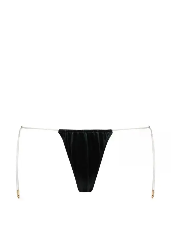 MAISON CLOSE String Bikini Bottom - Black