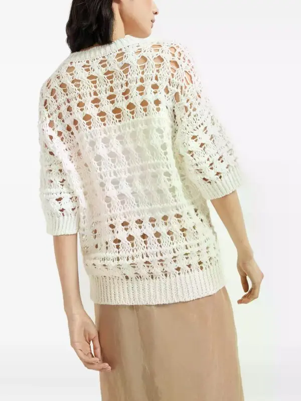 Brunello Cucinelli Open-knit Sweater