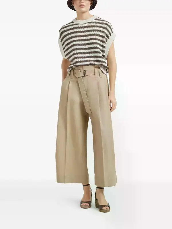 Brunello Cucinelli Belted Trousers