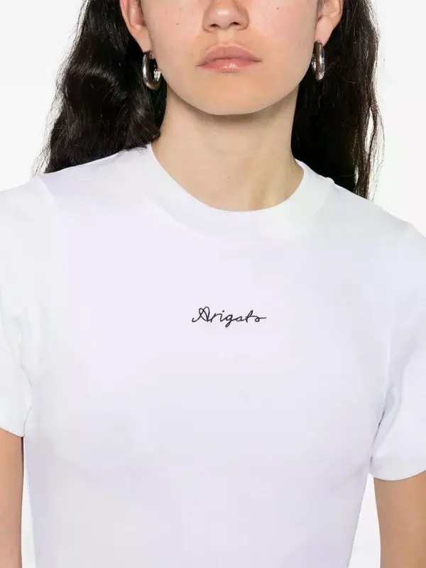 Axel Arigato Stretch-cotton T-shirt - White
