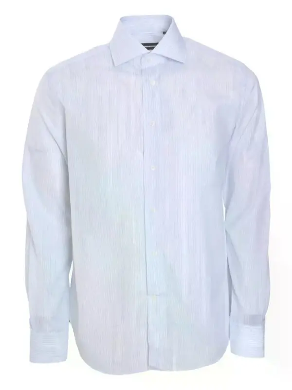 Corneliani Striped Button-up Shirt - White