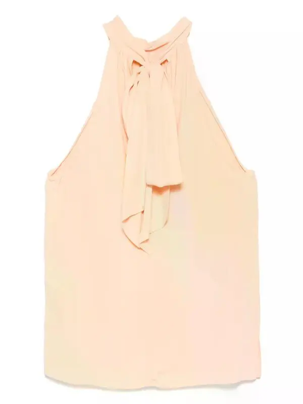Patrizia Pepe Halterneck Top - Orange