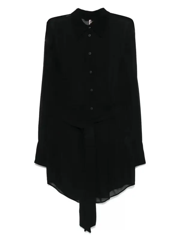 MAISON CLOSE Fever Beach Shirt Dress - Black
