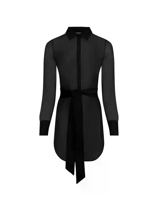 MAISON CLOSE Fever Beach Shirt Dress - Black