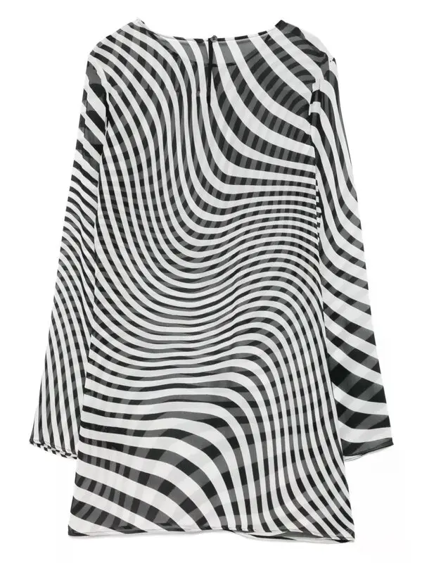 MAISON CLOSE Zebra Print Mini Dress