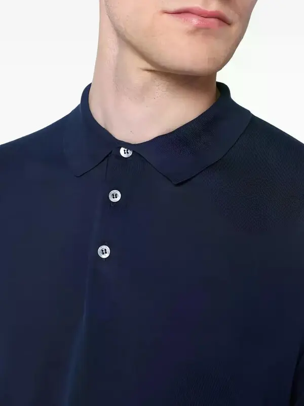 DRUMOHR Cotton Polo Shirt - Blue