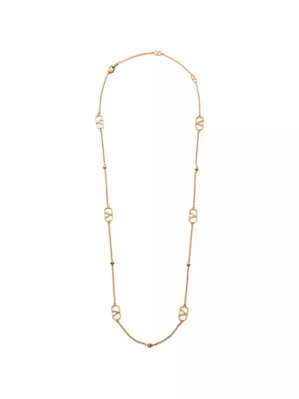 Valentino Garavani Vlogo Signature Necklace - Gold
