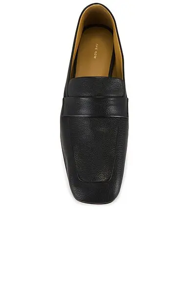 THE ROW Square Loafer - Black