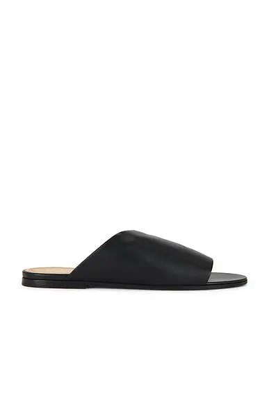 THE ROW Signum Slipper - Black