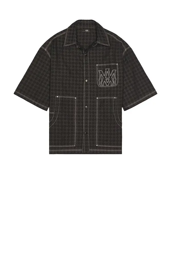 Amiri Ma Quad Work Shirt - Black