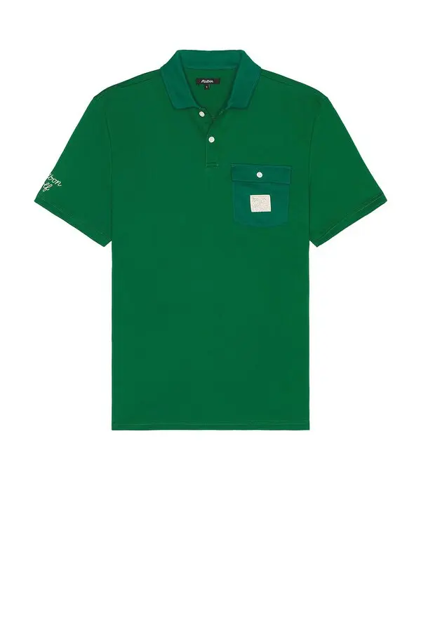 MALBON Jovis Solid Polo In Green - Kelly Green