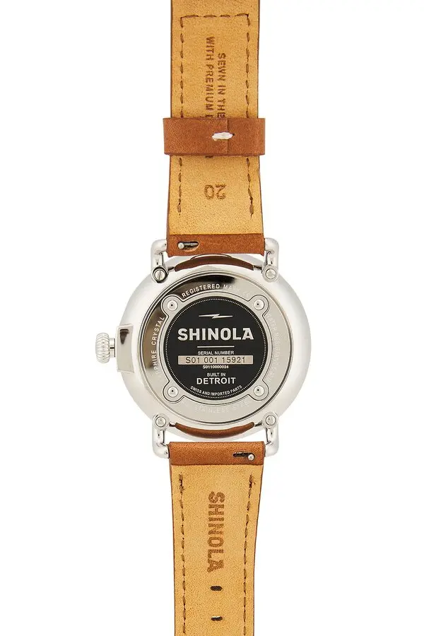 Shinola Runwell 41mm Watch - Gray Blue