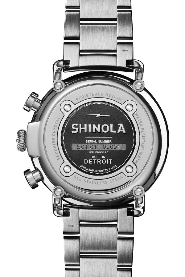 Shinola Runwell 2 Eye Chrono 41mm Bracelet Watch