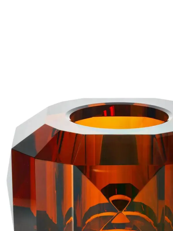 REFLECTIONS COPENHAGEN Texas Supreme Tealight Holder - Brown