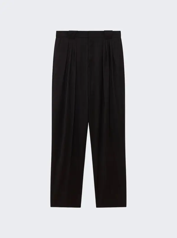 Casablanca Five Pleat Trouser - Black