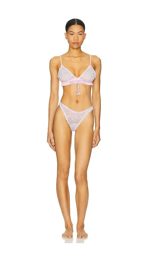 Free People X Intimately Fp Gia Triangle Bralette In Lavender