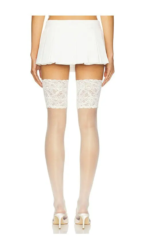 KIM SHUI Mini Skort With Pearls