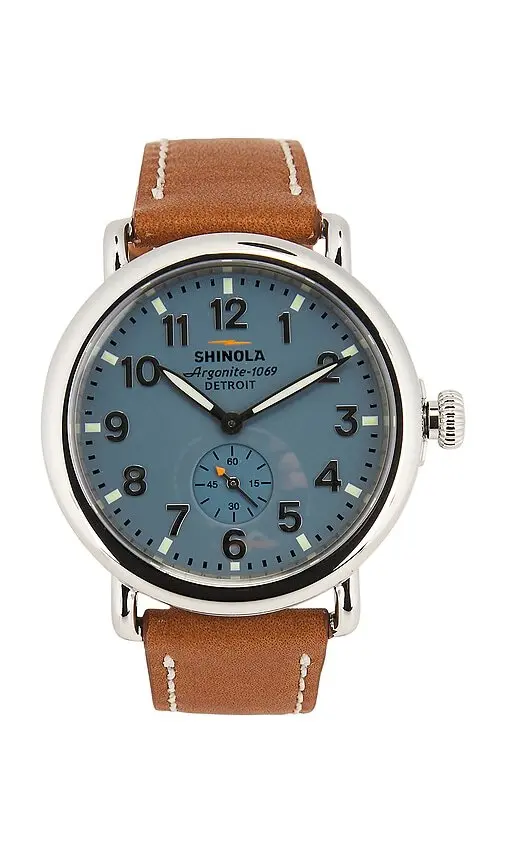 Shinola Runwell 41mm Watch - Gray Blue