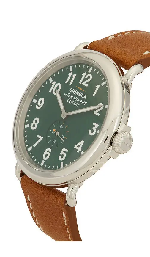 Shinola Runwell 47mm Watch - Green