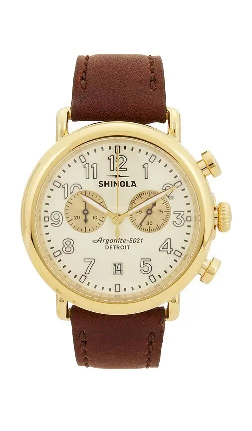 Shinola Runwell Chronograph 41mm Watch - Ivory