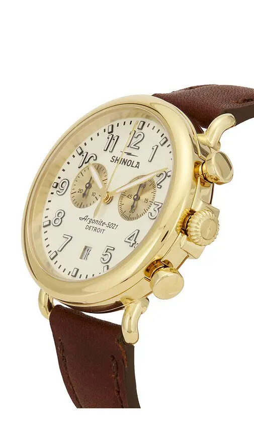 Shinola Runwell Chronograph Watch - Ivory