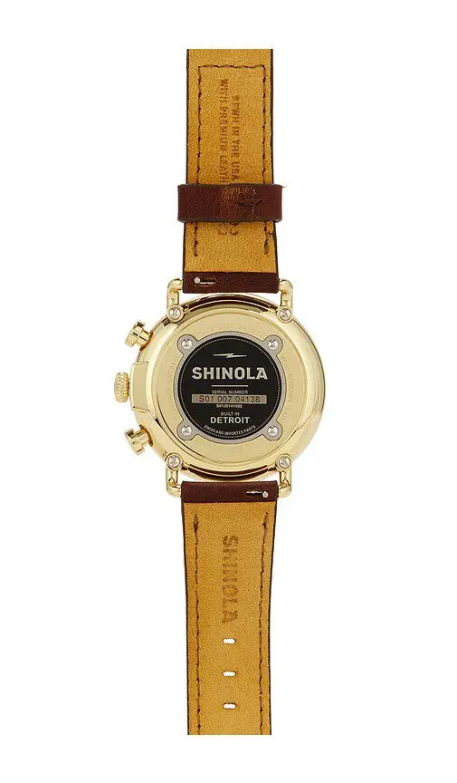 Shinola Runwell Chronograph Watch - Ivory
