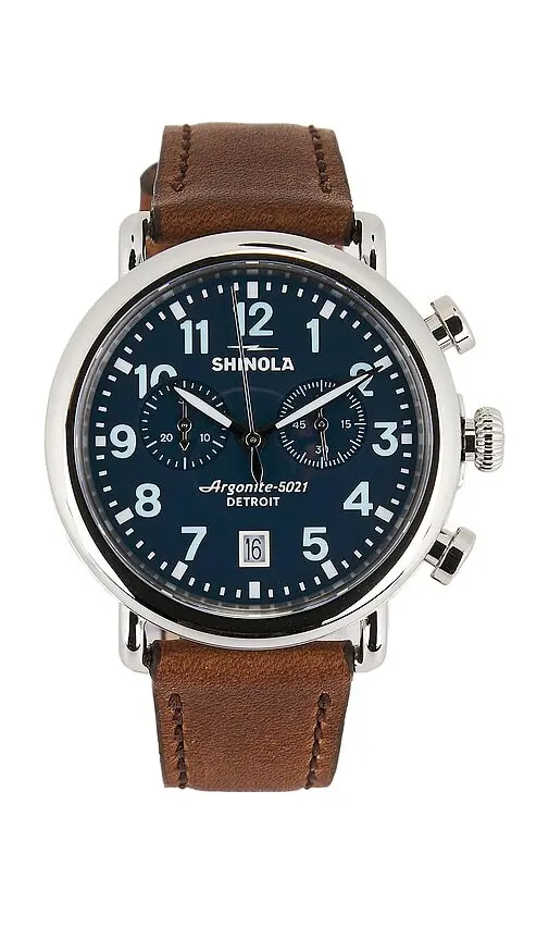 Shinola Runwell 2 Eye Chrono 41mm Watch - Midnight Blue