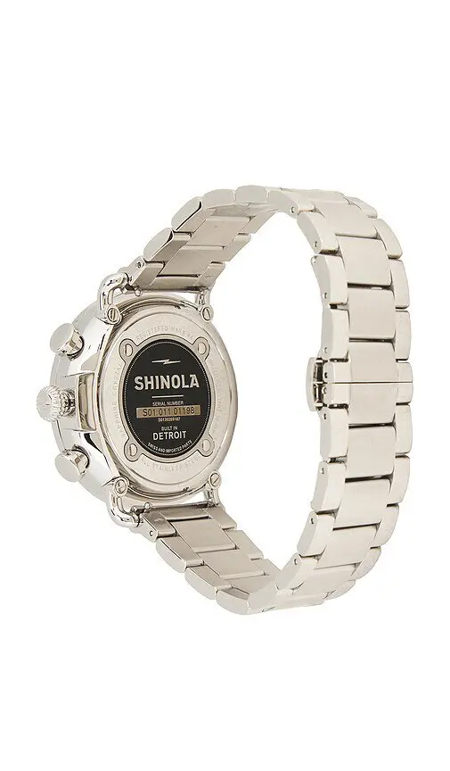 Shinola Runwell 2 Eye Chrono 41mm Bracelet Watch - Black