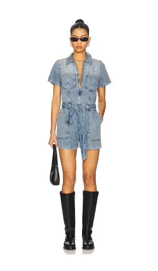 Good American Fit For Success Romper - Indigo786