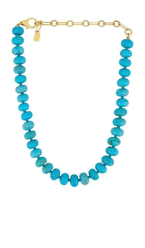ELIZABETH COLE Turqina Beaded Necklace - Turquoise