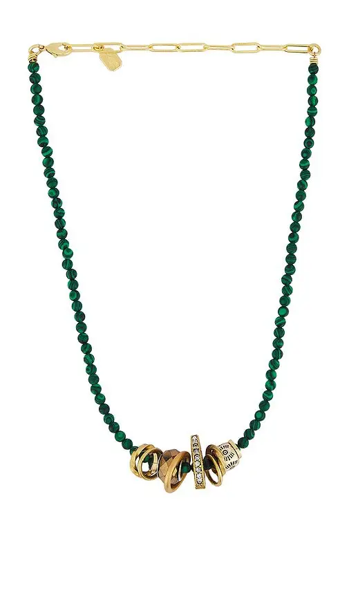 ELIZABETH COLE Ines Necklace - Green