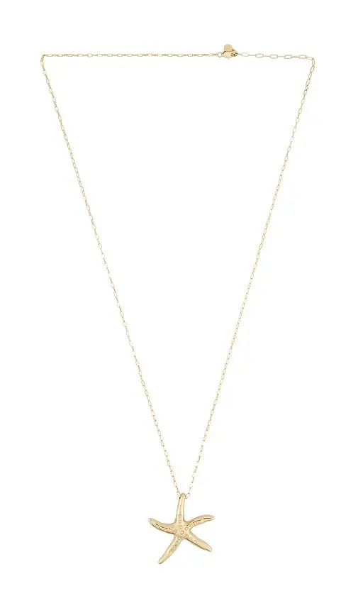 Ettika Starfish Link Chain Necklace - Gold