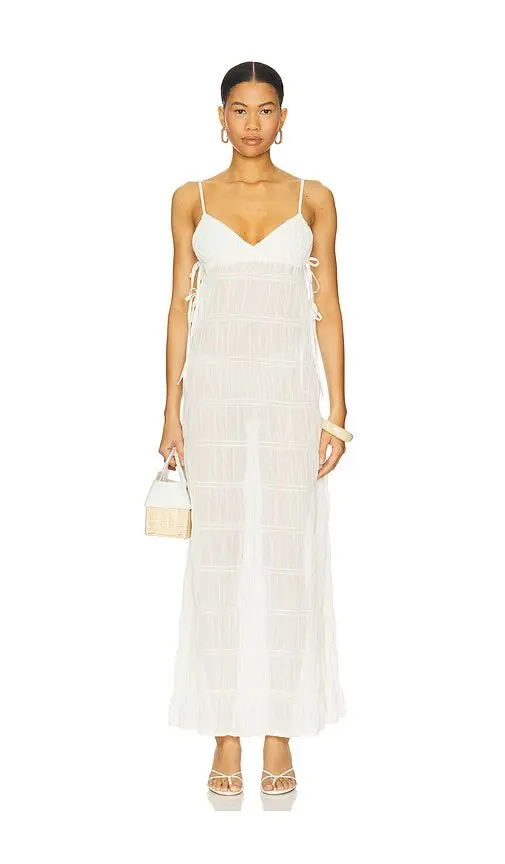 MORE TO COME Justina Maxi Dress - Cream