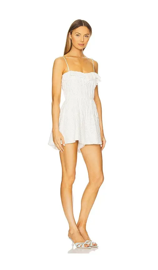 Saylor Perdita Romper - Ivory