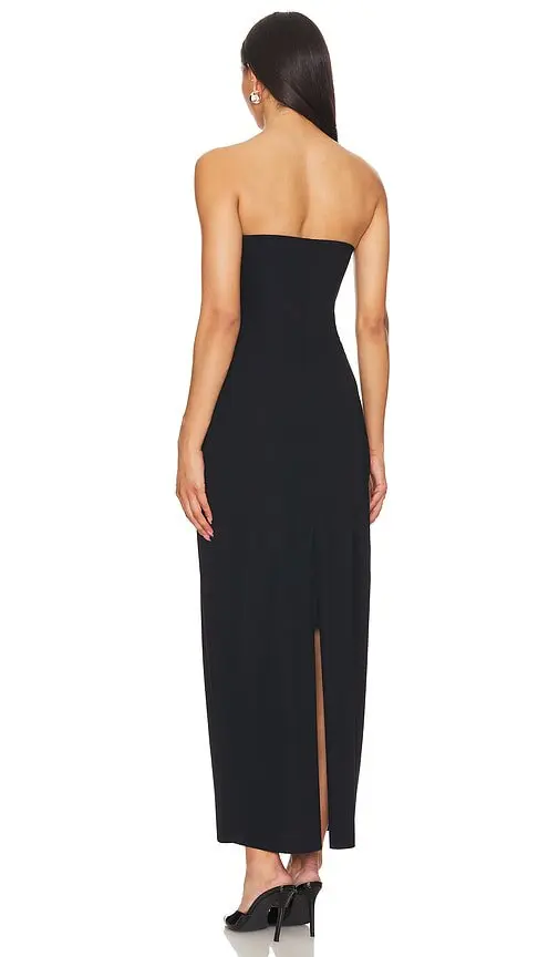 Commando Classic Strapless Maxi Slip Black Editorialist