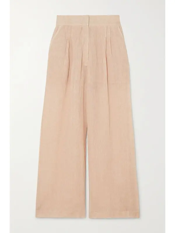 Le Kasha Sohag Wide-leg Linen Pants