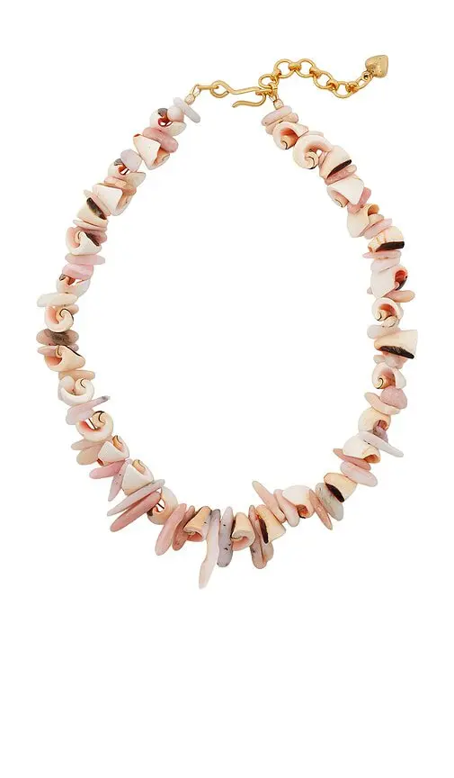 Brinker & Eliza Kingsley Necklace - Shell & Pink Opal