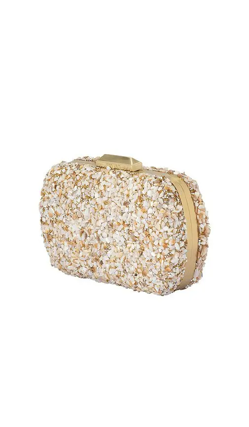 OLGA BERG Savannah Pebble Clutch
