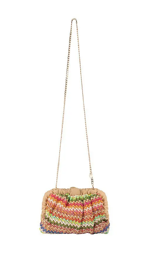 OLGA BERG Amalia Petite Gathered Clutch
