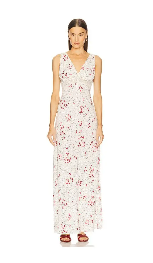 L'academie Hallie Maxi Dress - Ivory