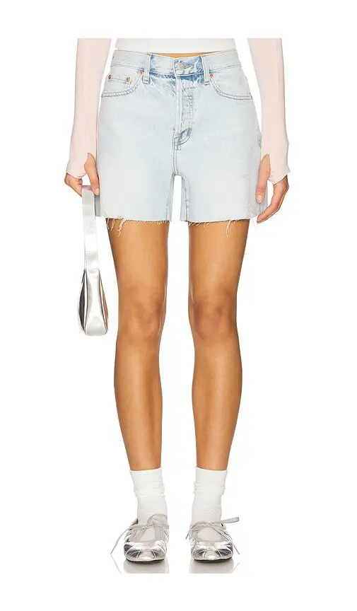 PISTOLA Andie High Rise Denim Shorts