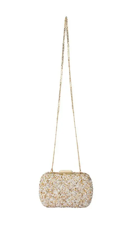 OLGA BERG Savannah Pebble Clutch