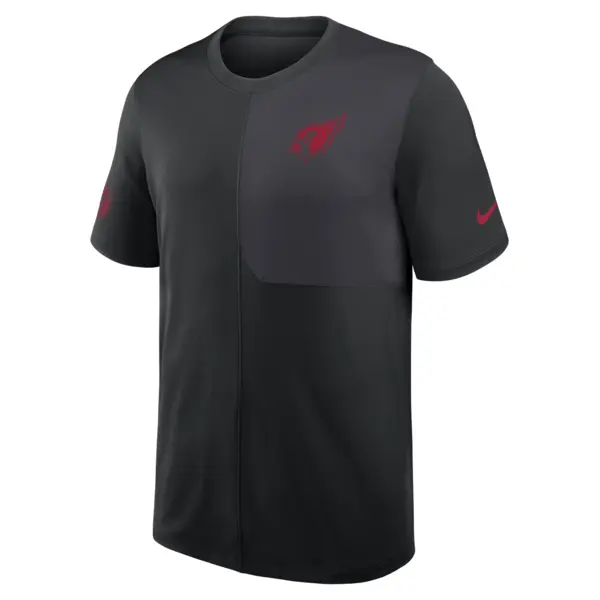 Nike Arizona Cardinals Sideline Coach Dri-fit Nfl Top - Black