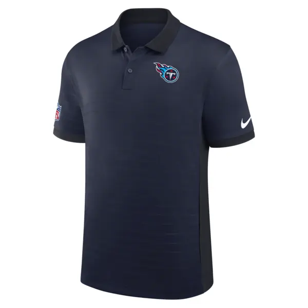 Nike Tennessee Titans Sideline Victory Stripe Dri-fit Nfl Polo - Blue