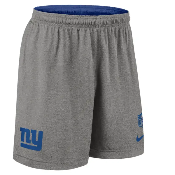 Nike New York Giants Sideline Reversible Nfl Shorts Blue